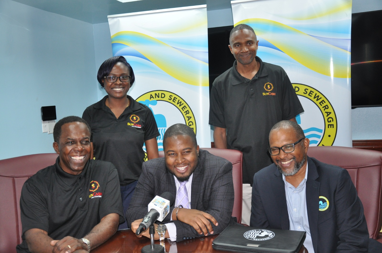 SunCash & WSC Contract Signing - Water & Sewerage Corporation